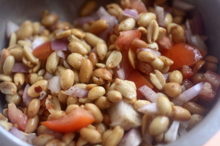 peanut salad snack starters recipe